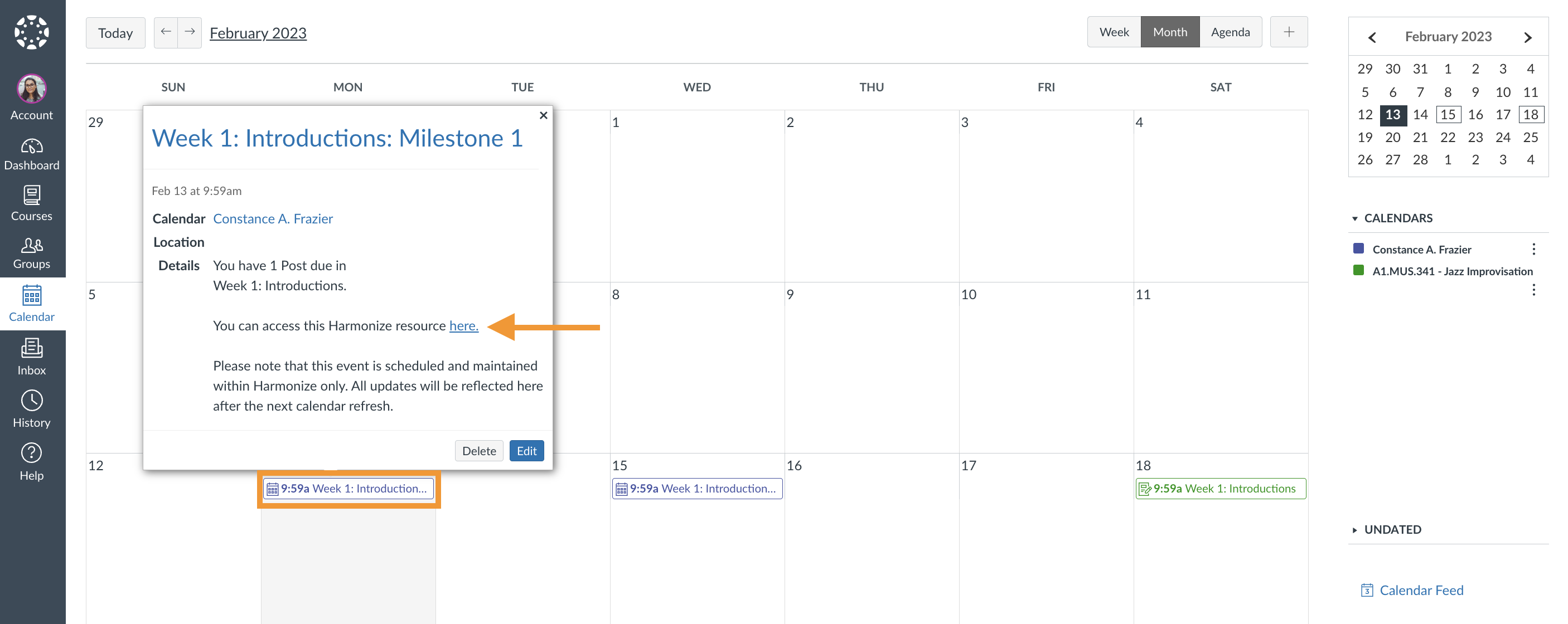 Syncing To Dos To Your Canvas Calendar Harmonize